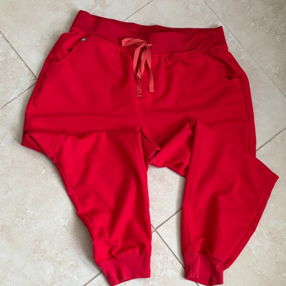 Figs | Pants & Jumpsuits | Figs Vibrant Red Scrub Pants | Poshmark